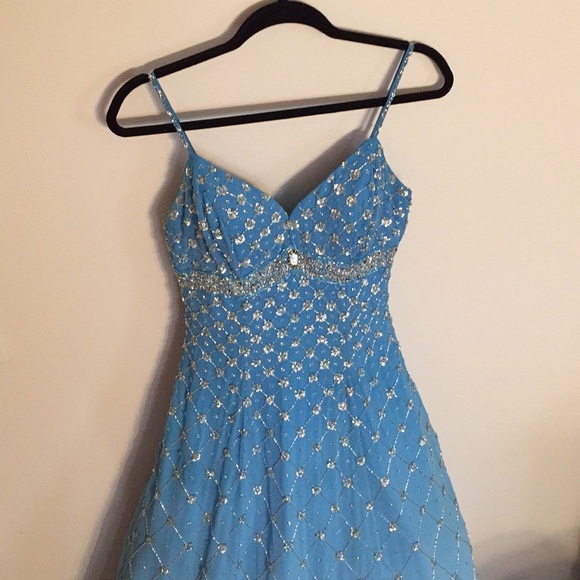 Riva Designs | Dresses | Riva Designs Turquoise Ball Gown | Poshmark